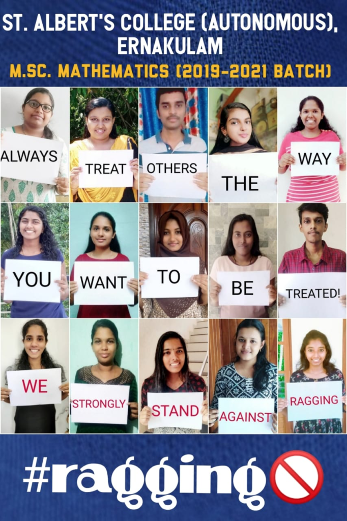 Mathematics – Collage against Ragging – St. Albert’s College ...